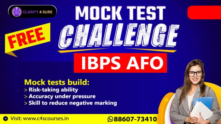 Free Study Material - Notes, Mock Test l C4S Courses